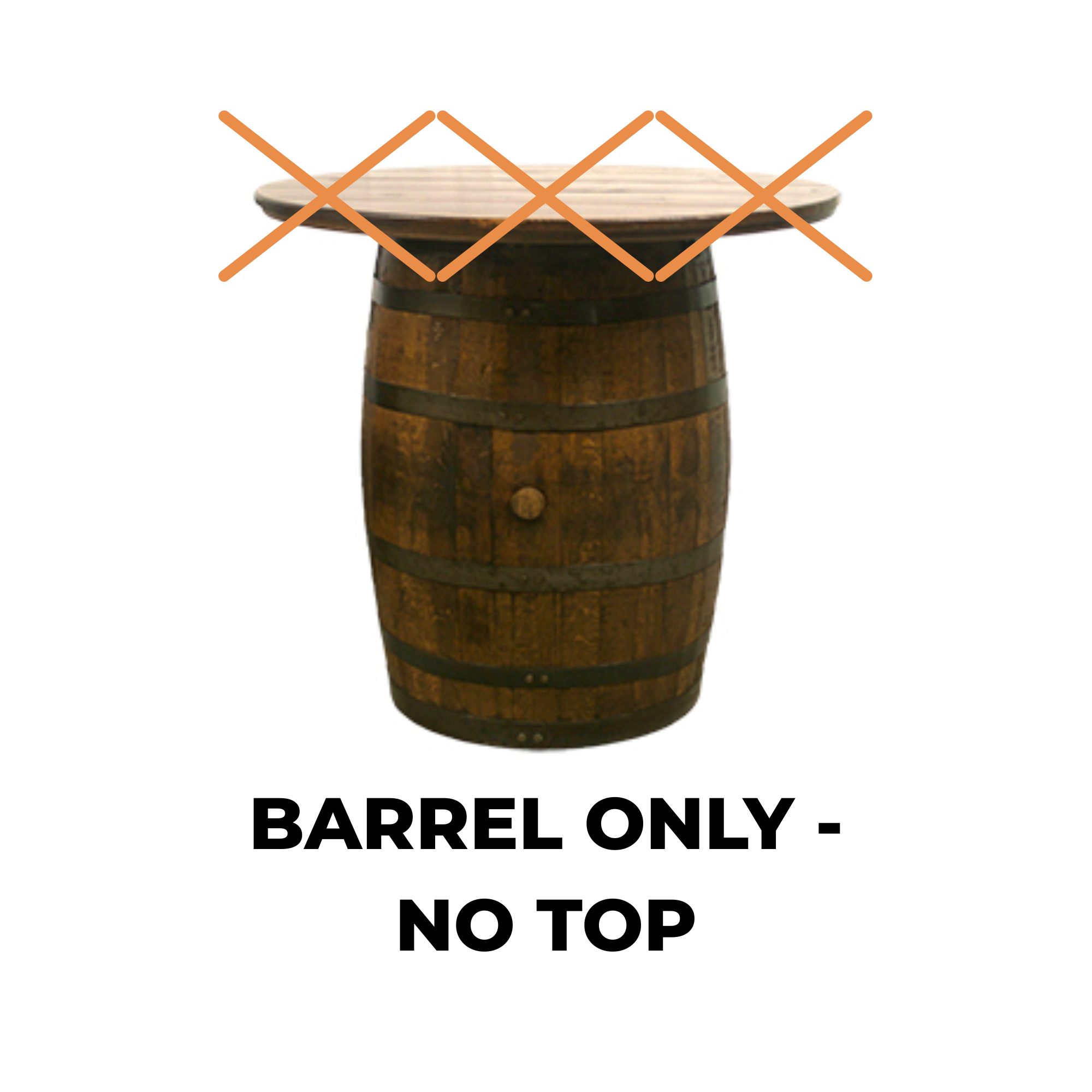 Whiskey Barrel Base - No Top (FTBRL) – Kestell Furniture